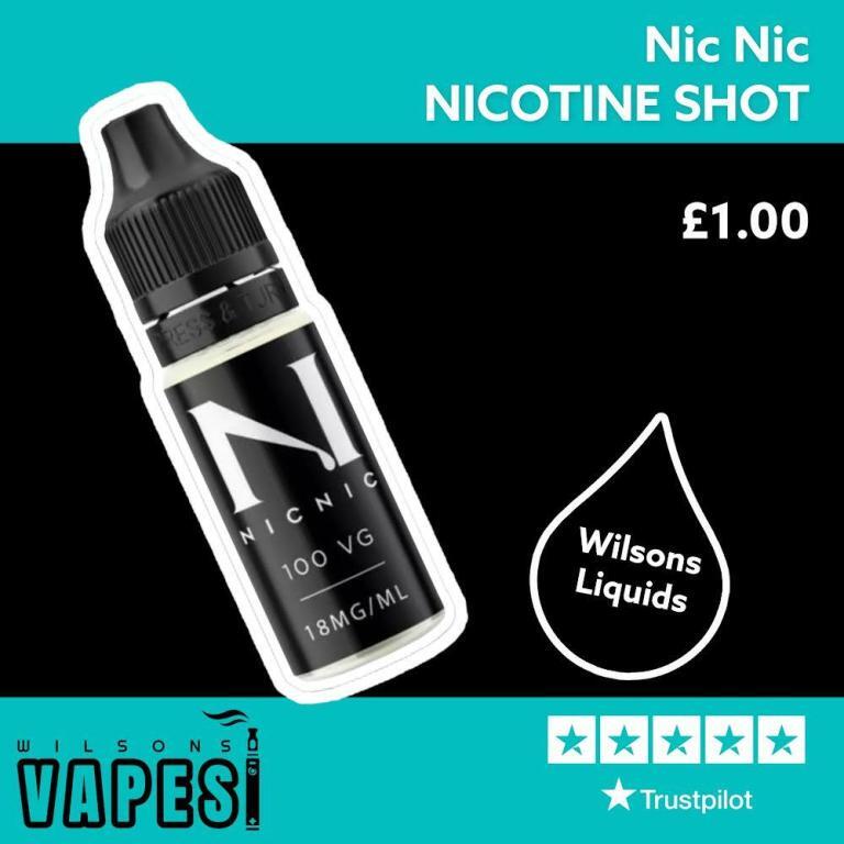 NIC NIC NICOTINE SHOT 100vg | Buy E-cig Liquid Online